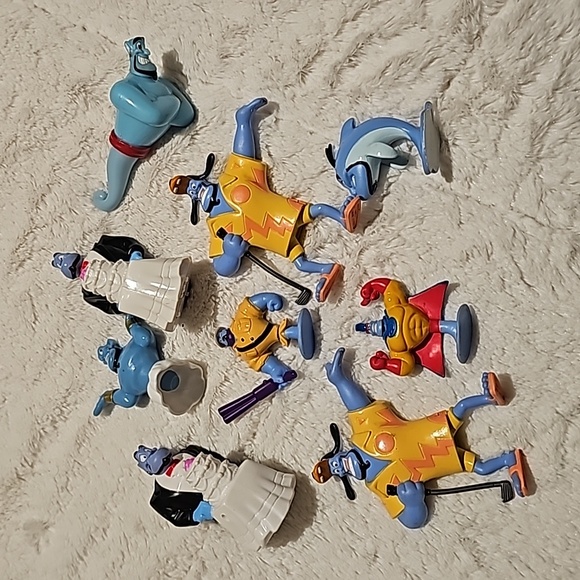 Disney | Toys | 9s Disney Aladdin Genie Action Figure Lot | Poshmark